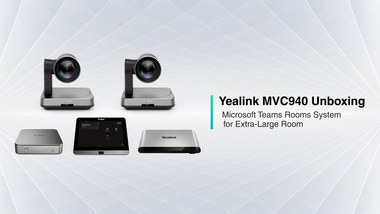 Yealink MVC940 Unboxing - YouTube