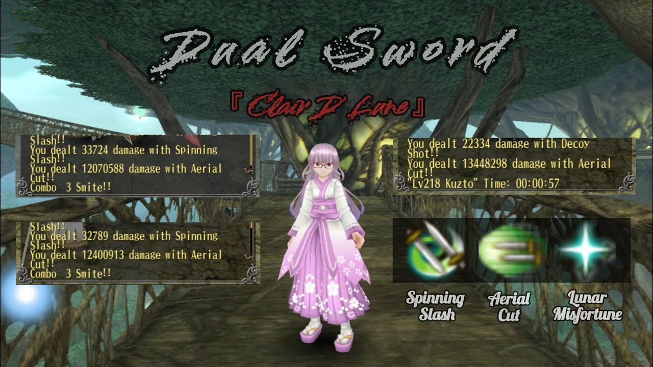 Toram Online : Dual Sword/Dual Wield Cap 295 Build & Gameplay. - YouTube
