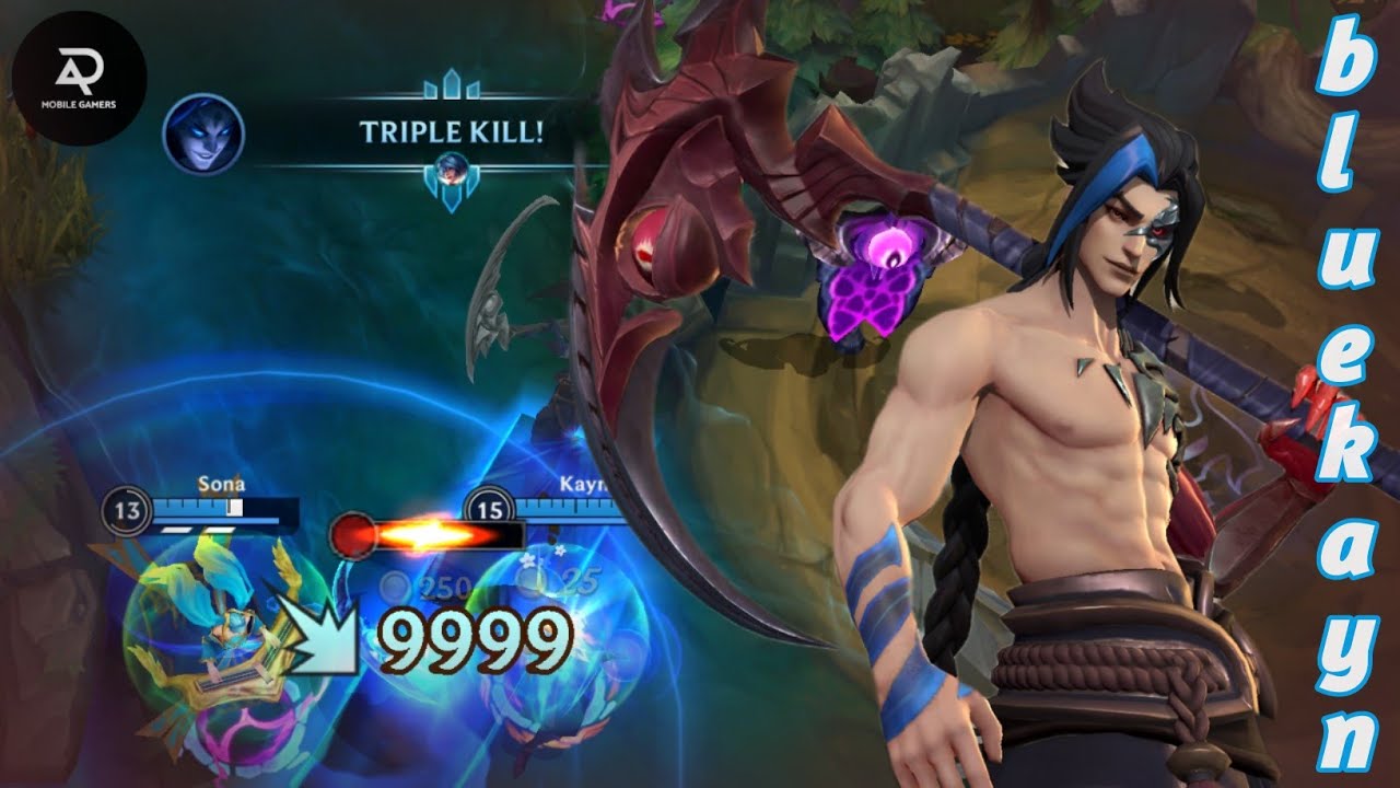 WILD RIFT | KAYN JUNGLE GAMEPLAY ( BUILD & RUNES ) - PATCH 4.3 - YouTube