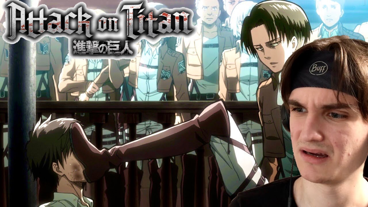 Attack on Titan 1x14 REACTION - Eren's Trial! - YouTube