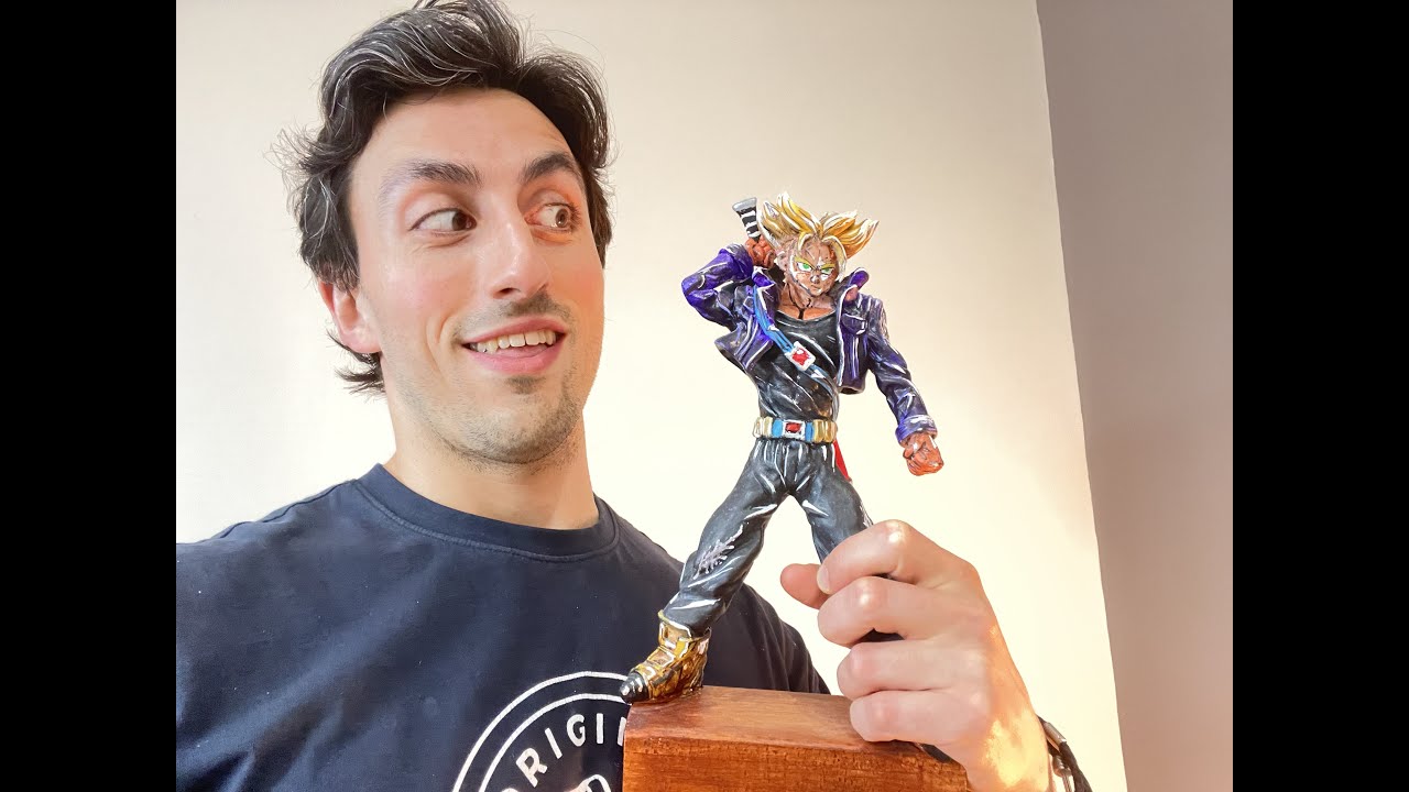 Sculpting TRUNKS Dragonball Z | Polymer Clay Anime Figure with Cel ...