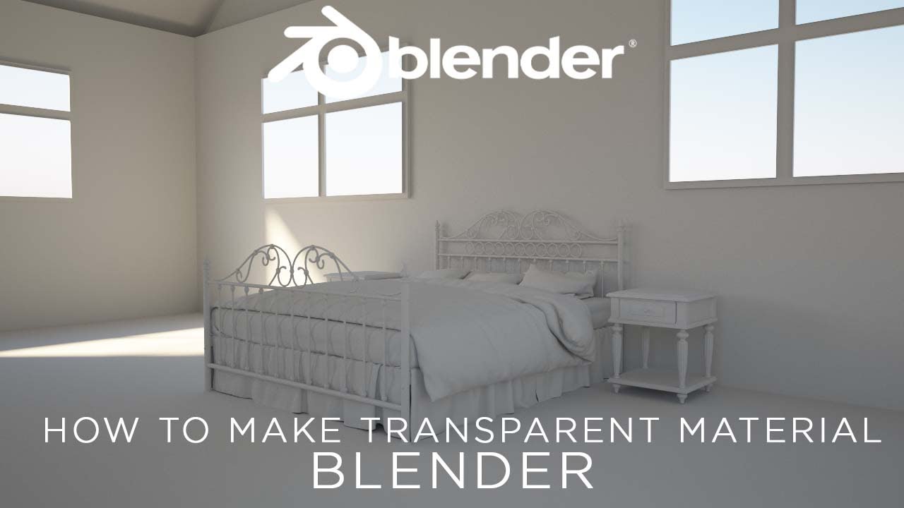 How To Create A Transparent Material In Blender YouTube How To Create A Transparent Material In Blender YouTube