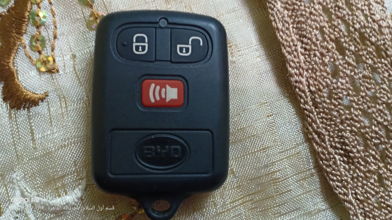 طريقه تغيير حجاره الريموت كنترول للسياره How to change the remote ...