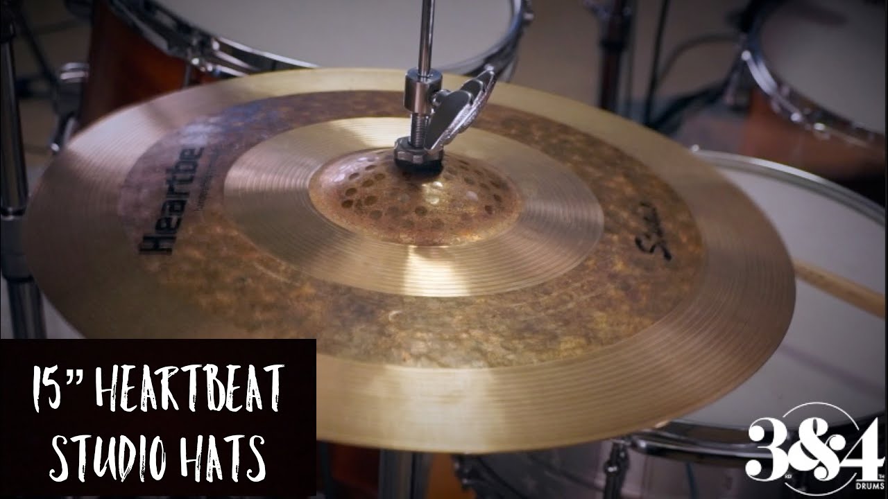 15" Studio Hi Hats by Heartbeat Percussion - YouTube