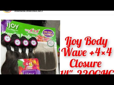 iJOY PACKET BLEND HAIR with frontal/UPDATED VIDEO/ - YouTube