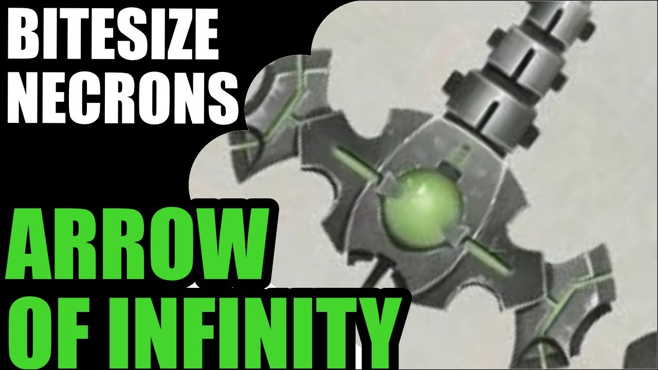 Necron Arrow of Infinity Relic - Bitesized Necrons - 9th Edition - YouTube