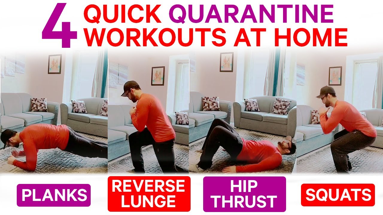 Day 1 | Quarantine Home Workout Series [No Equipment Needed] - YouTube