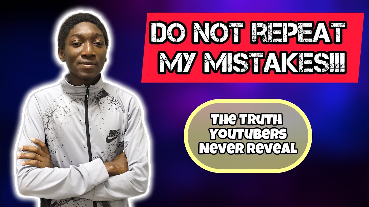 AVOID THESE!!! My 3 BIGGEST Mistakes When Starting My Youtube Channel ...