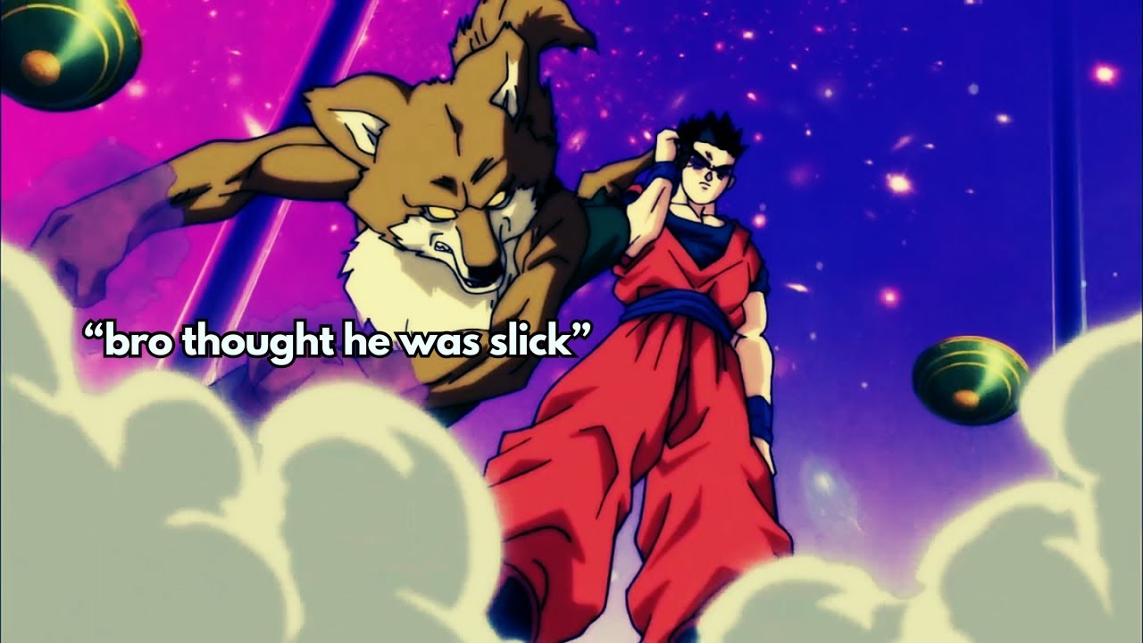 Gohan vs Lavender I DBS Retold With Memes - YouTube