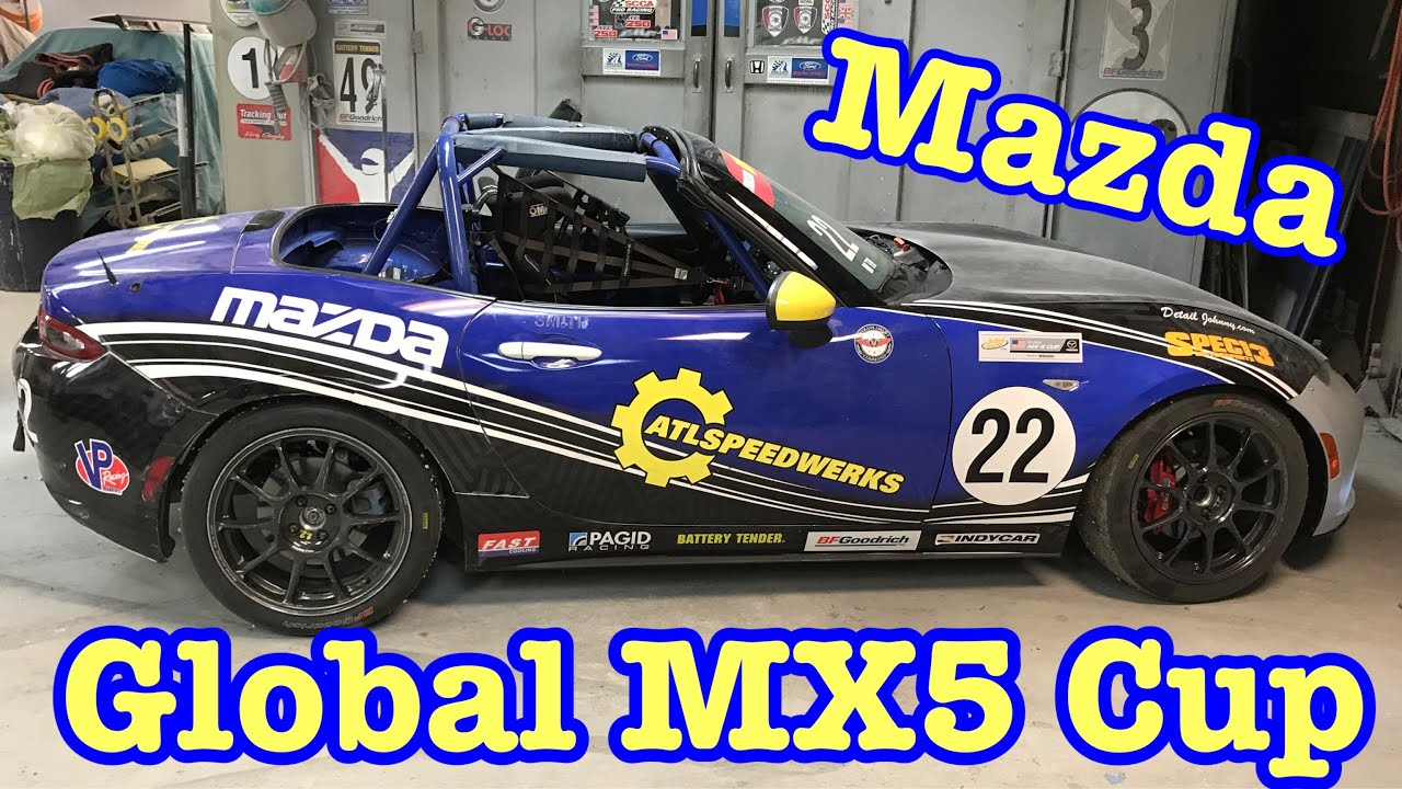 Repairing a Mazda Global MX5 Cup Car. - YouTube