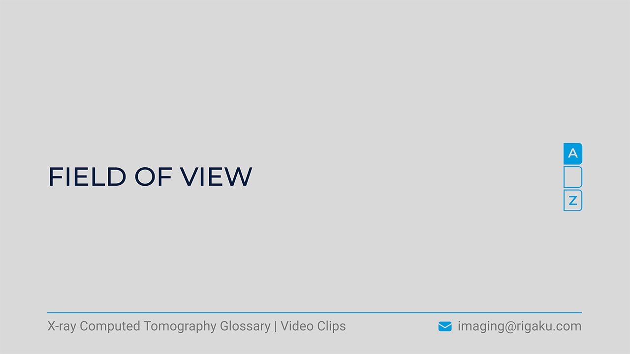 X-ray CT glossary - Field of view - YouTube