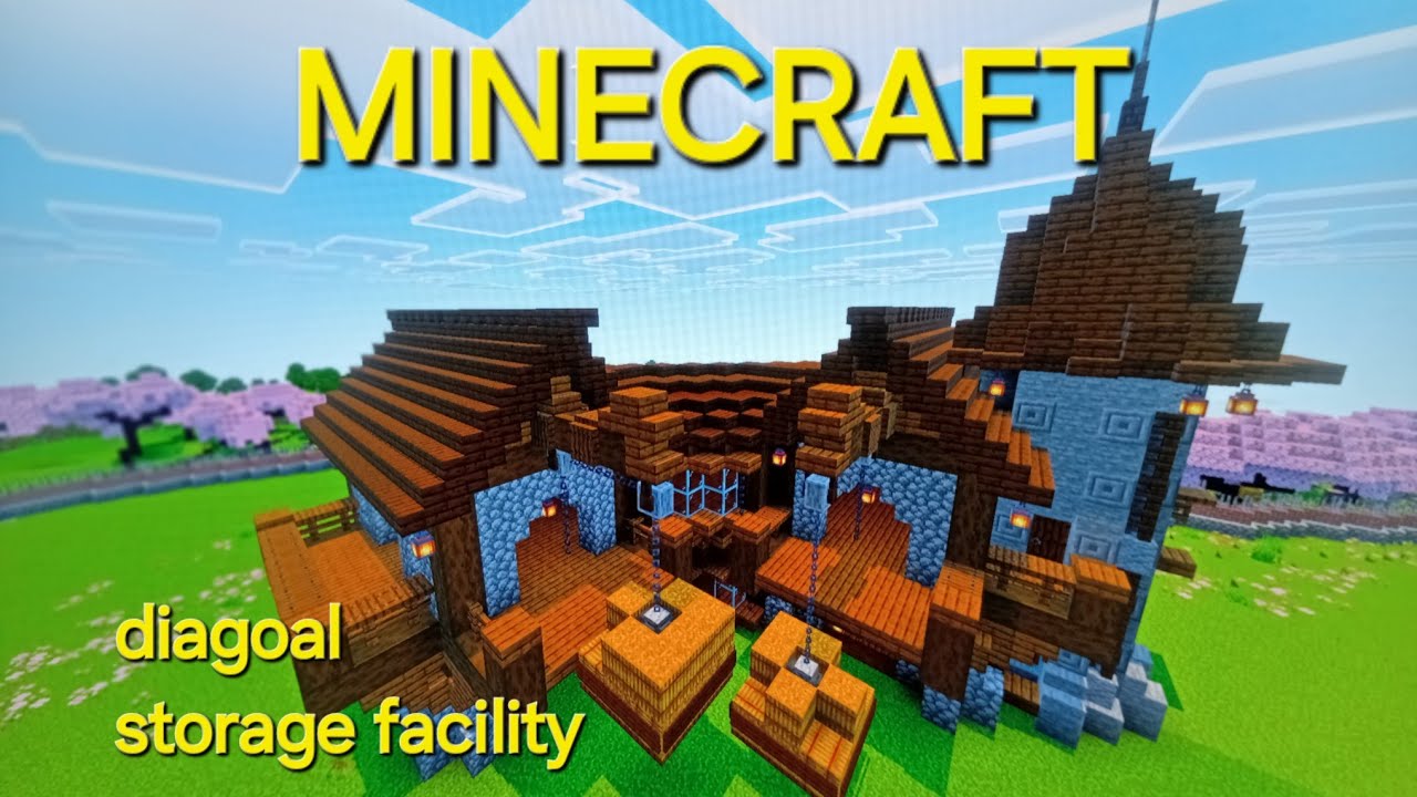 MINECRAFT: Medieval Farming Storage Facility.Let's build.Adding the ...