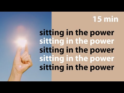 Sitting in the Power Meditation (15 min) from Sunlight Oracle's lecture ...