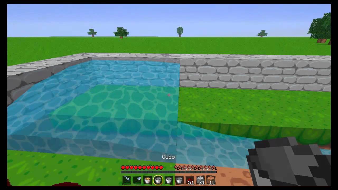 Como Obtener Obsidiana Por Un Cubo De Lava | Minecraft - YouTube