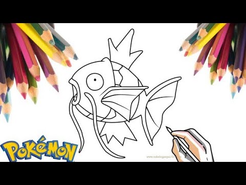 COMO DESENHAR O POKÉMON MAGIKARP | HOW TO DRAW POKÉMON MAGIKARP - YouTube