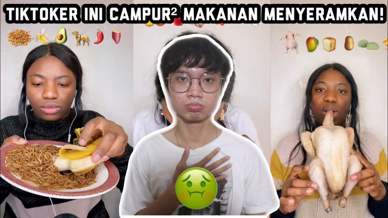 TIKTOKER GILA MAKAN ULET CAMPUR PISANG!!! PARAH BANGET... - YouTube