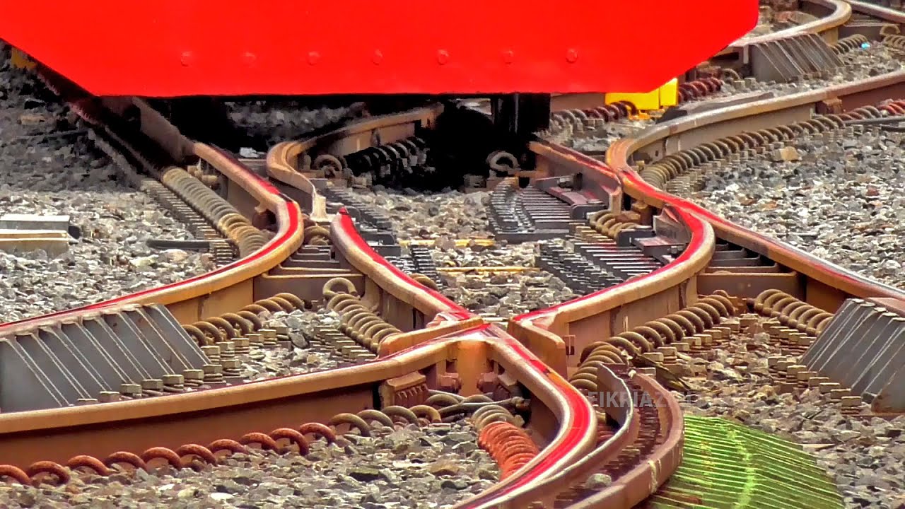 Bogie Roda Rel Wesel Rel Kereta Api | Bogie Train Statisfying Video ...