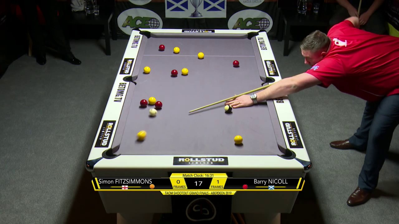 Simon Fitzsimmons v Barry Nicoll Taom Shootout Grand Final Group 3 ...