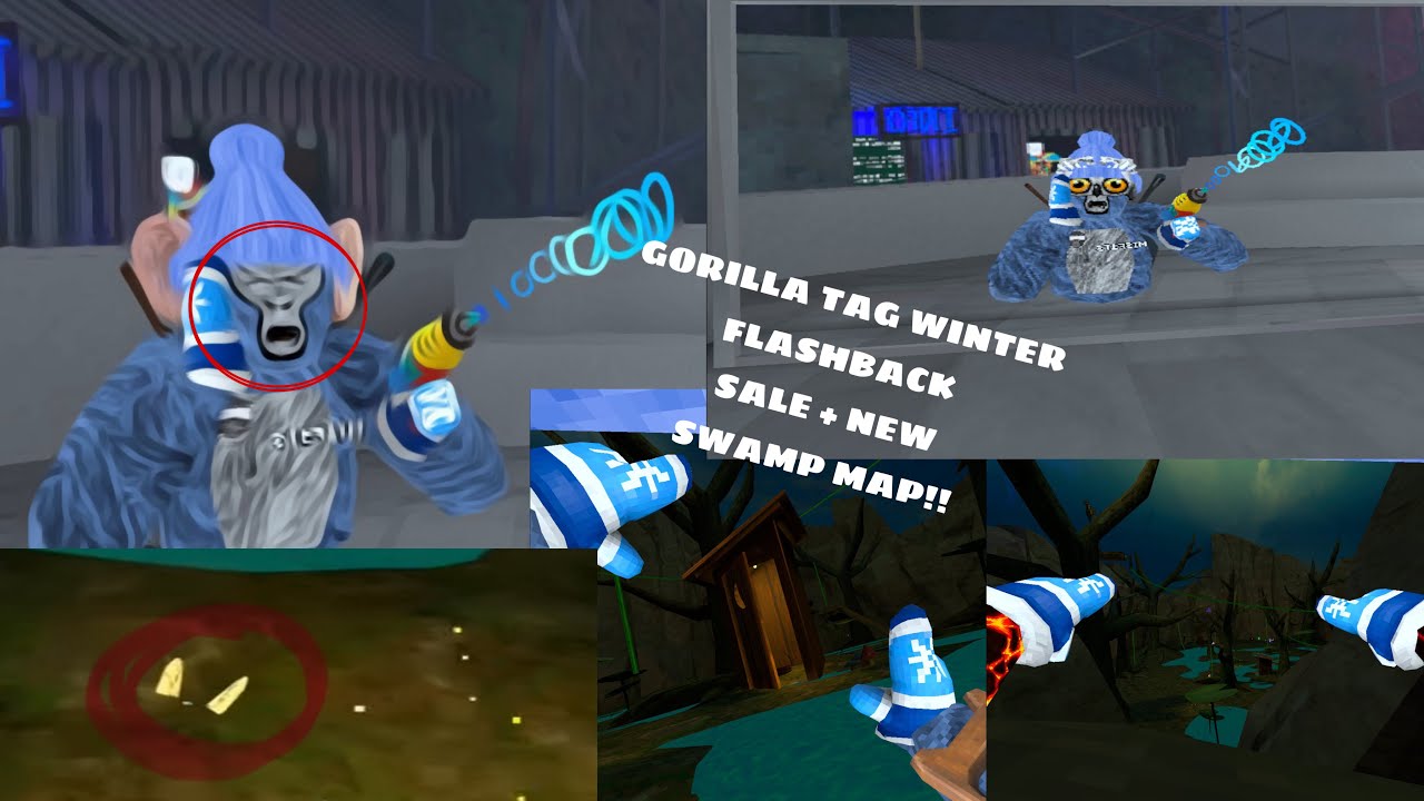 GORILLA TAG WINTER FLASHBACK SALE + NEW SWAMP MAP AND ANIMATED FACE ...