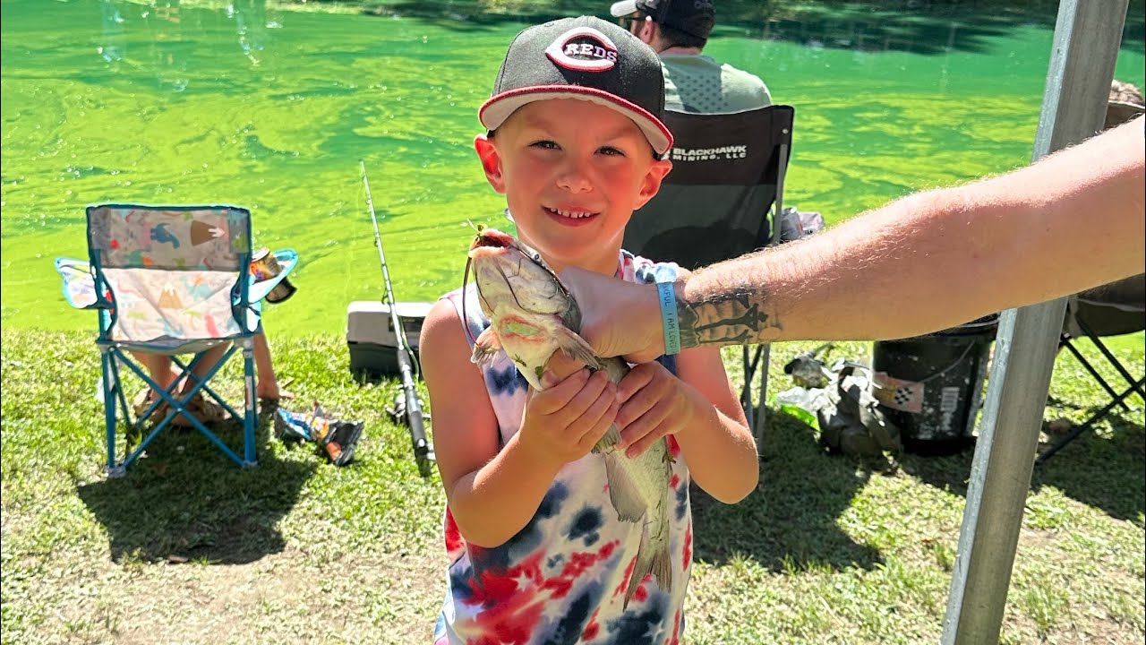 Fishing for catfish in a pond; Cyclone Trophy Club Kids Day; How to ...