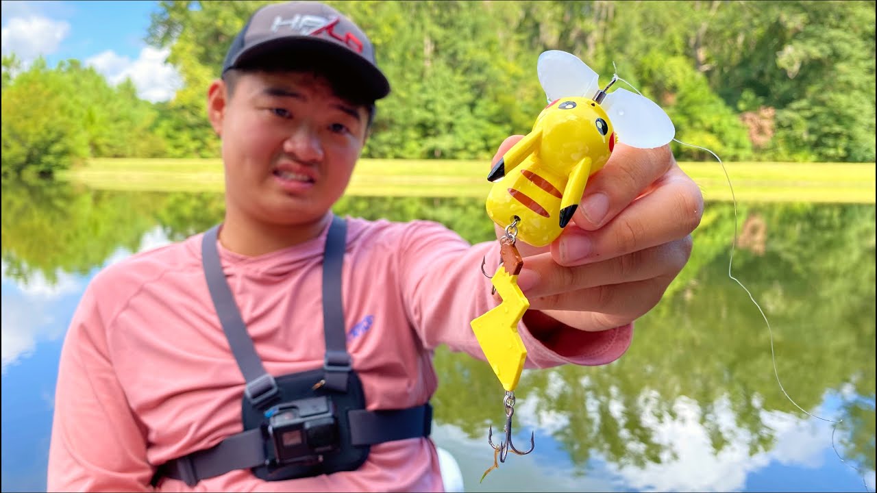 They Made A Pikachu Fishing Lure.. - YouTube
