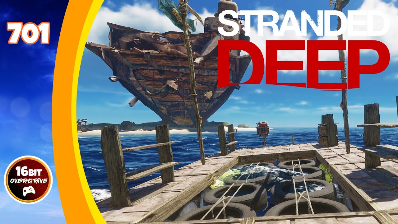 Sailing To The Aircraft Carrier - Stranded Deep (701) - YouTube