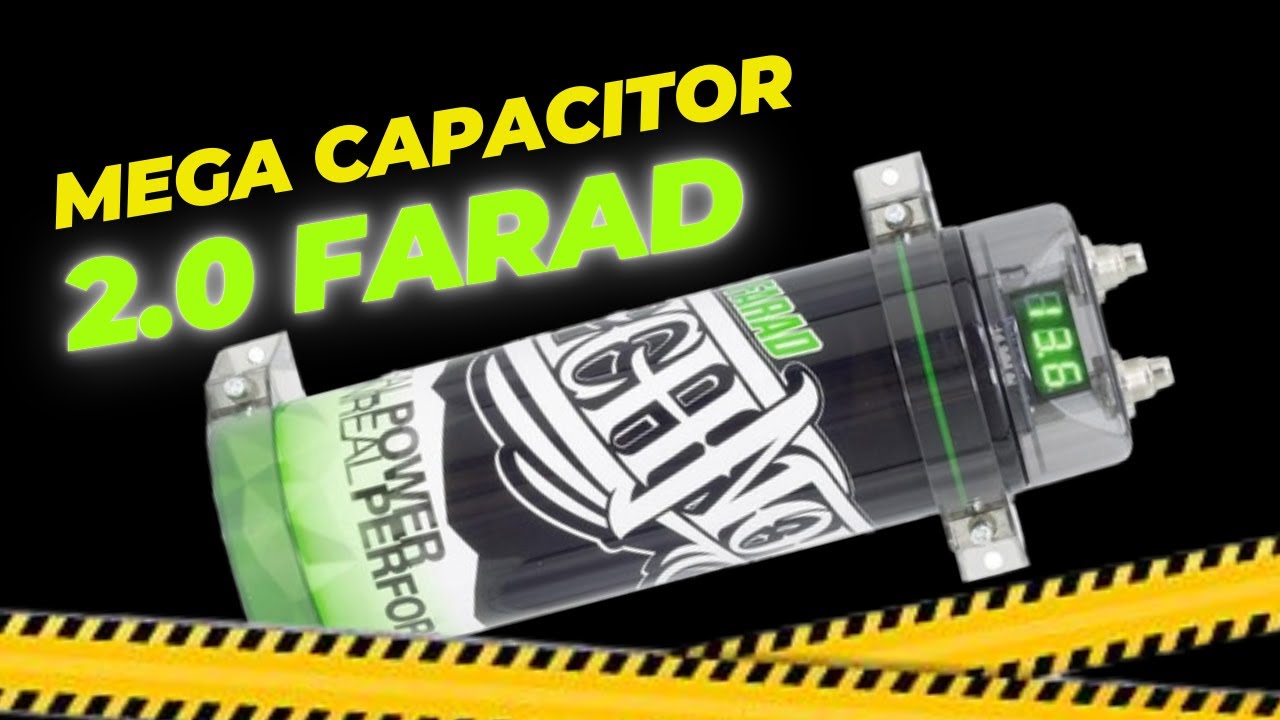 Mega capacitor 2 0 farad - YouTube