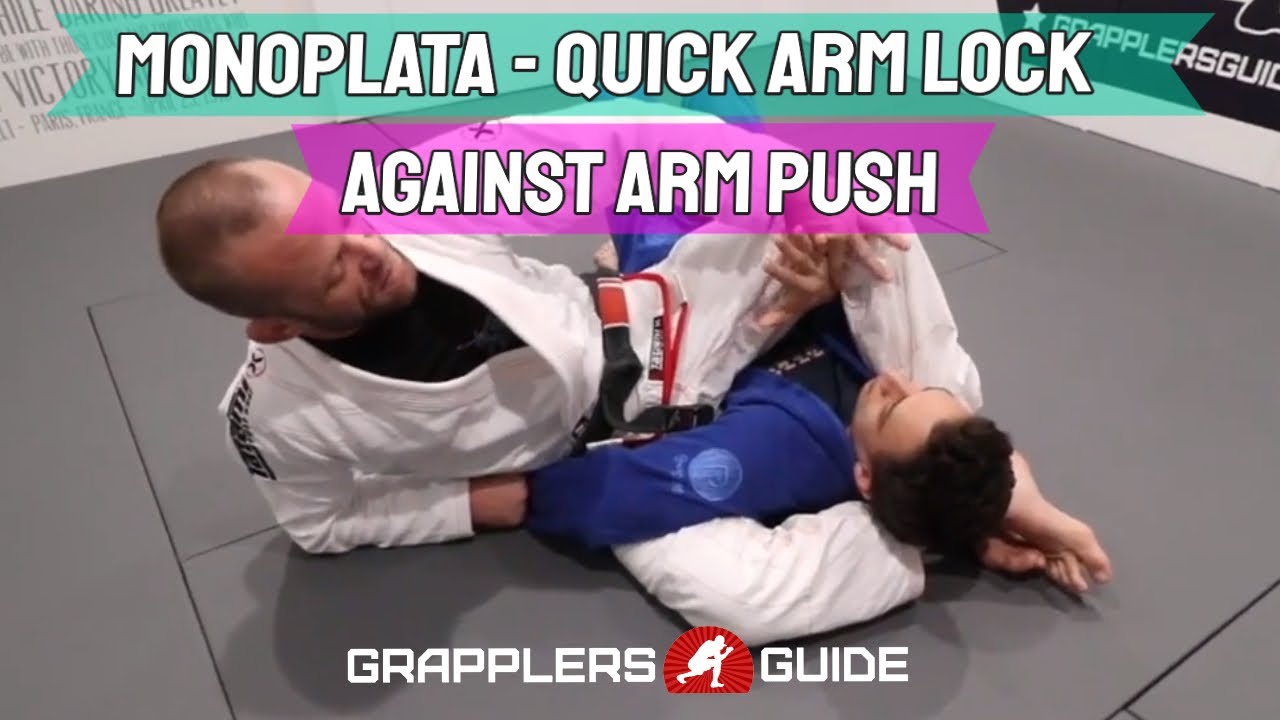 Josh Hinger - Quick Arm Lock - Against Arm Push Between Legs - BJJ ...