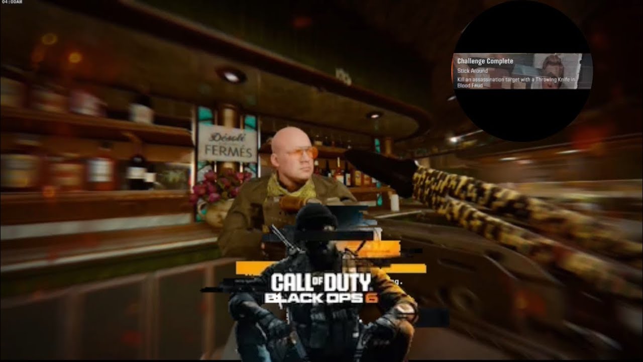 Stick Around BO6 Challenge - Throwing Knife An Assassination Target ...