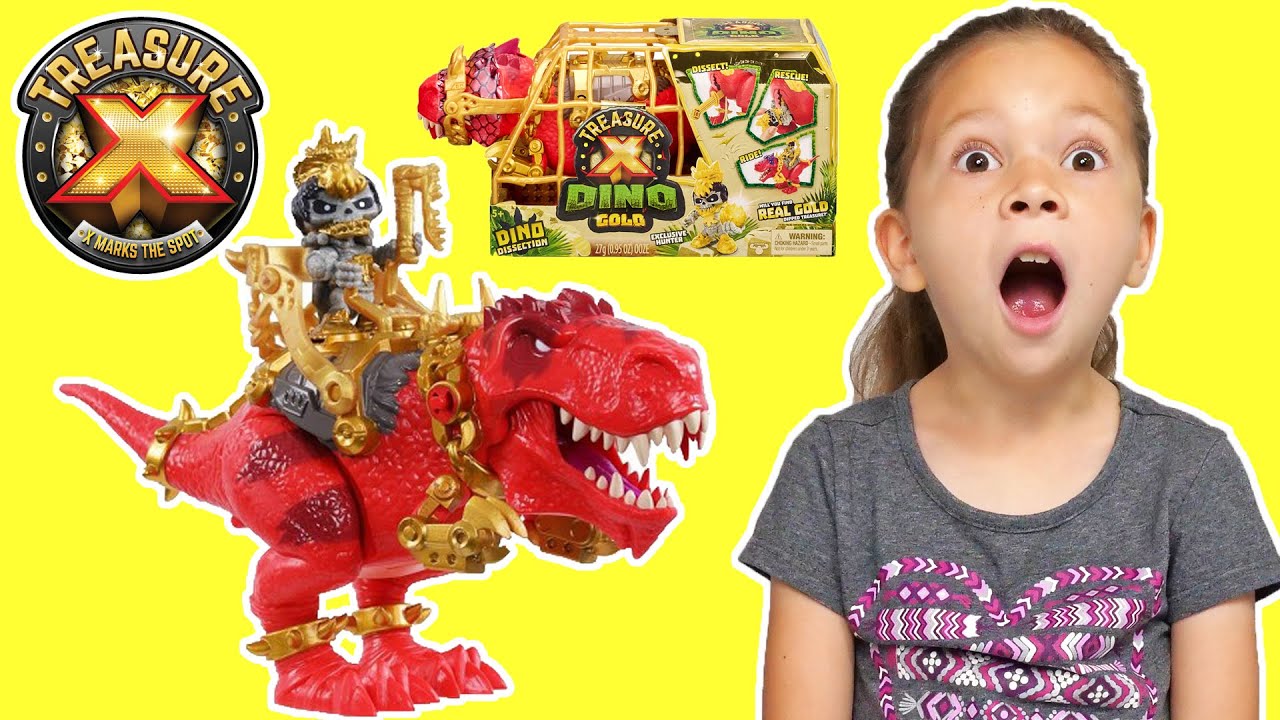 Treasure X Dino Gold Toy Opening - YouTube