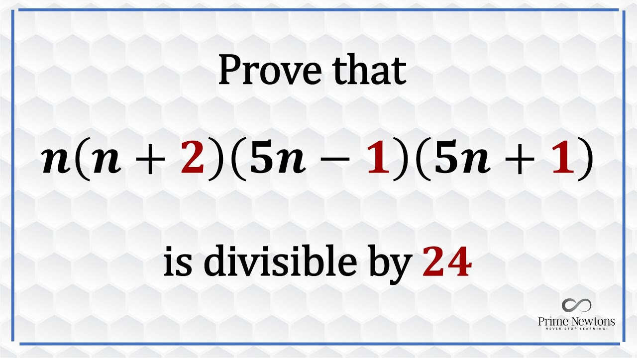 Divisibility by 24 - YouTube