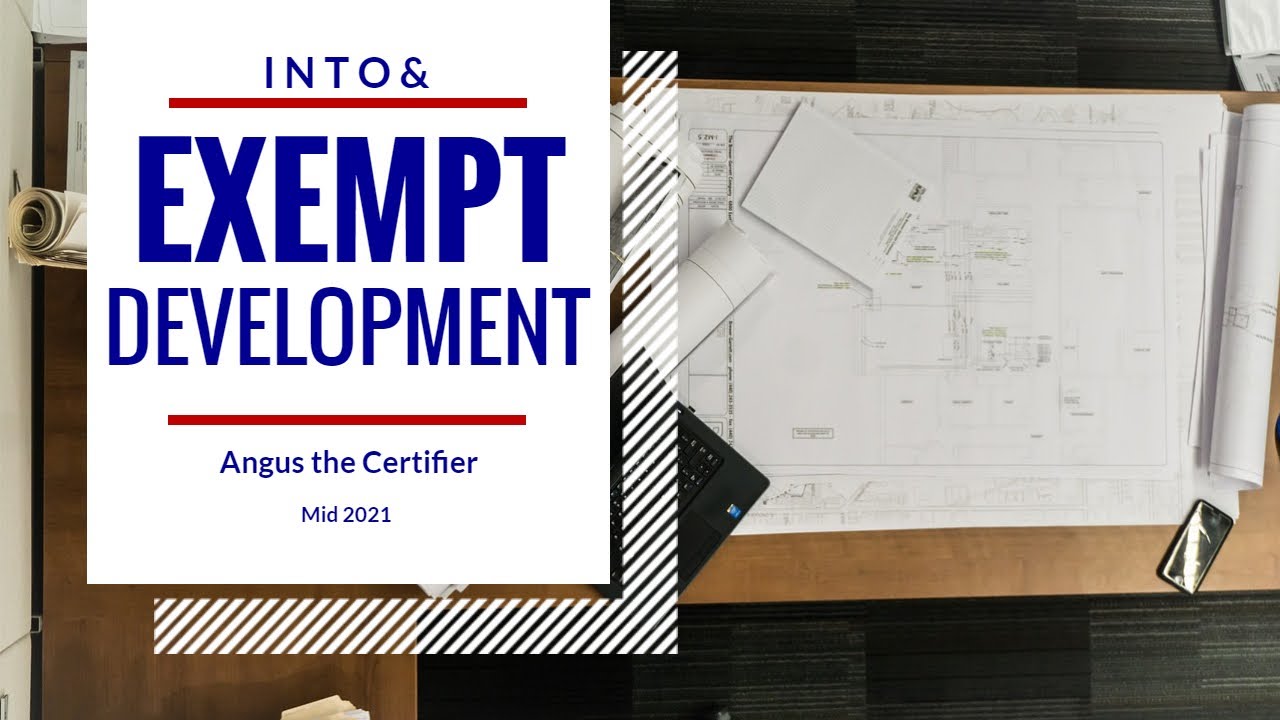 Intro and exempt development in NSW - YouTube