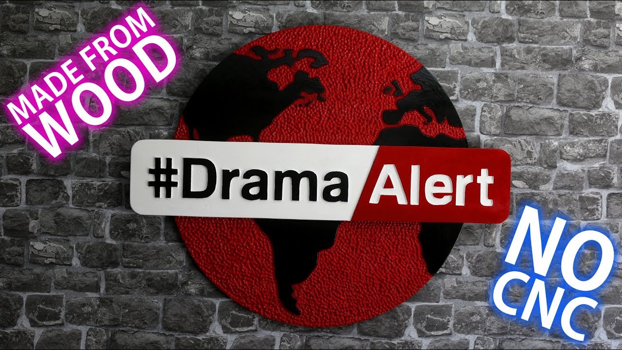 Custom Drama Alert Sign for Keemstar - YouTube