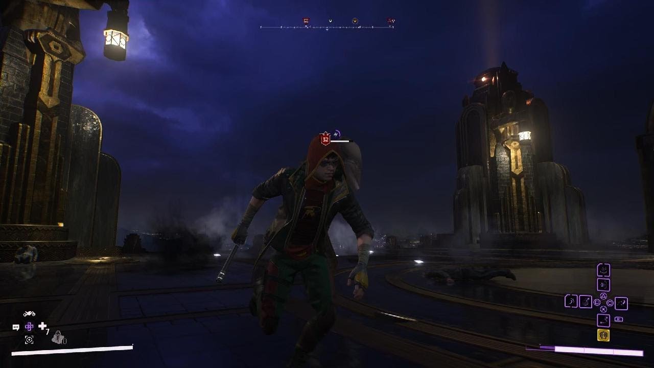 Gotham Knights man-bat fight on hard mode - YouTube