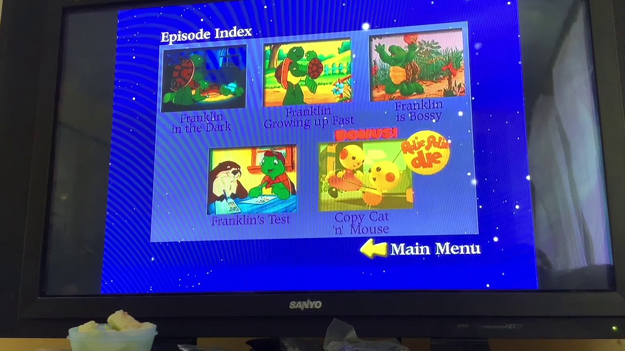 Franklin In The Dark 2003 DVD Menu WalkThrough - YouTube