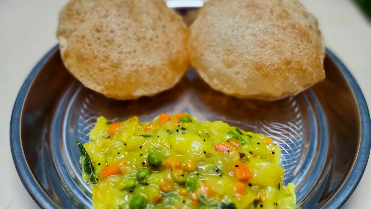 ஹோட்டல் சுவையில் பூரி & உருளைக்கிழங்கு மசாலா / Hotel Style Puri & Poori ...