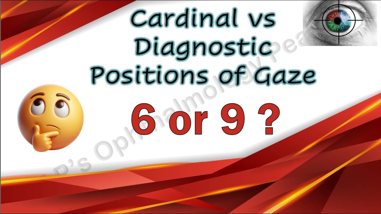 Cardinal vs Diagnostic Positions of Gaze - YouTube