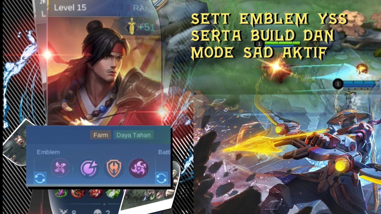 Tutorial yss hyper 2023 emblem,item- mobile legends indonesia - YouTube