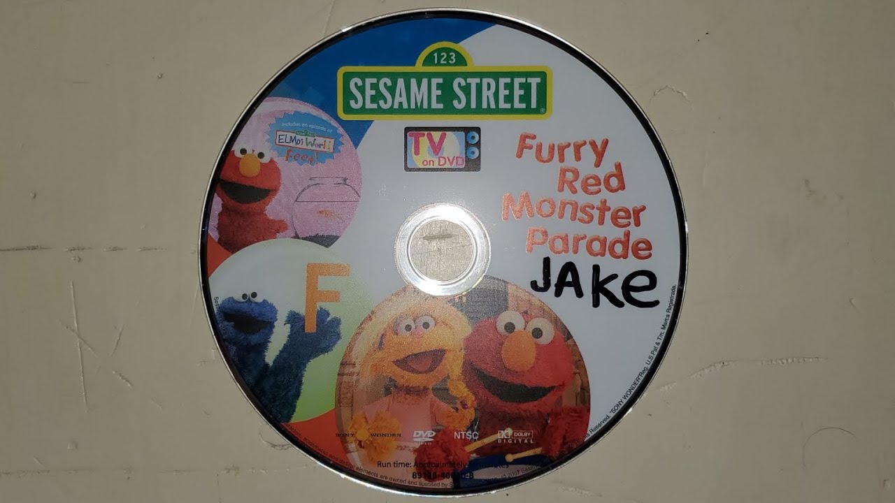 Opening To Sesame Street Furry Red Monster Parade 2006 DVD - YouTube