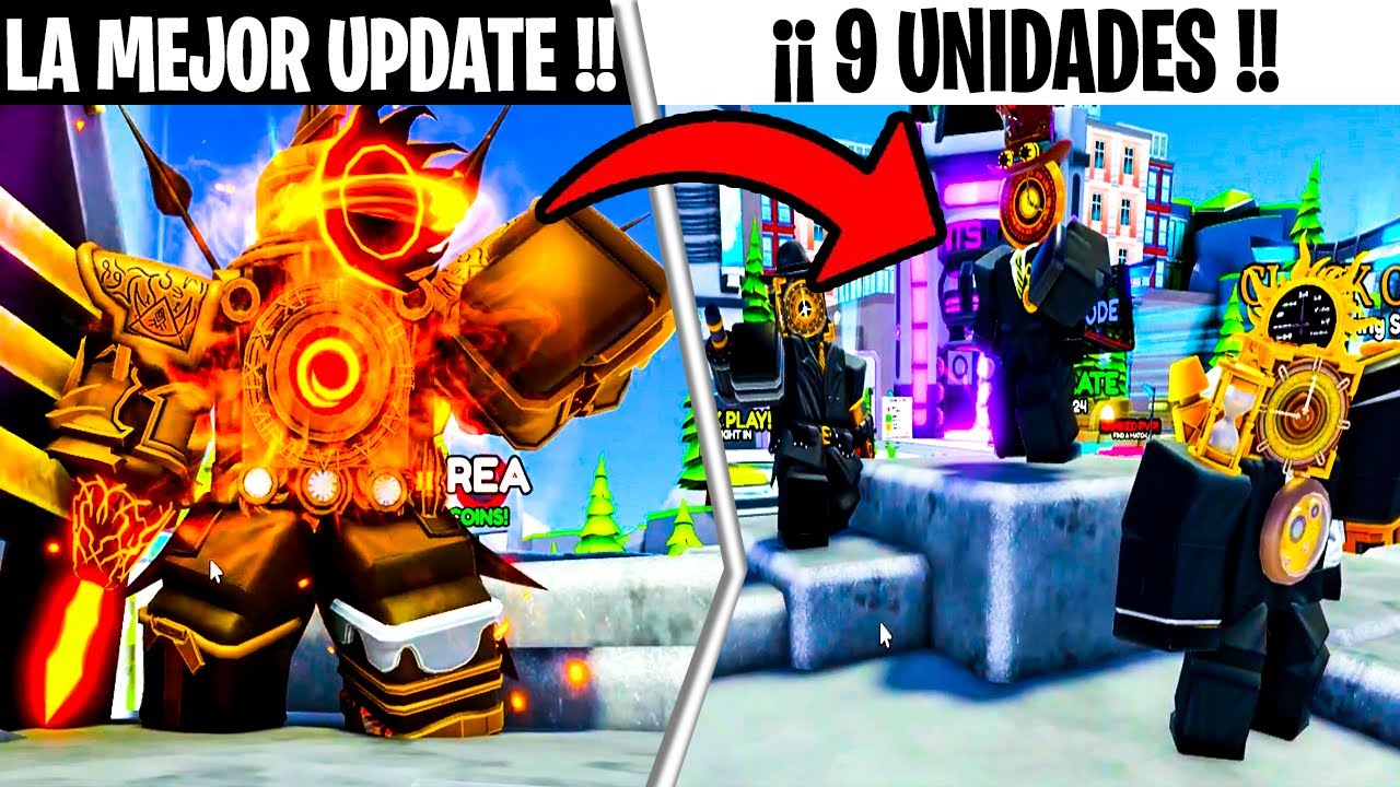 La MEJOR ACTUALIZACIÓN !! SINISTER CLOCKMAN y CHIEF CLOCKMAN Roblox ...