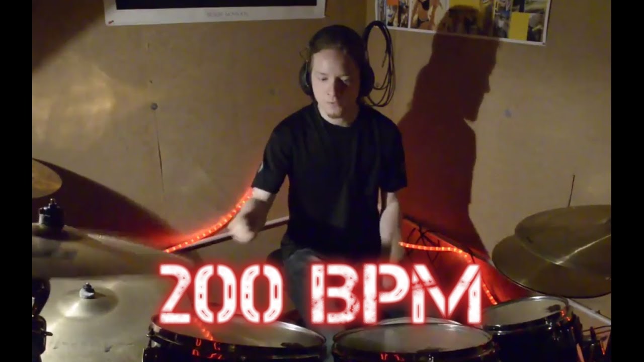 Playing at 200 BPM! - YouTube
