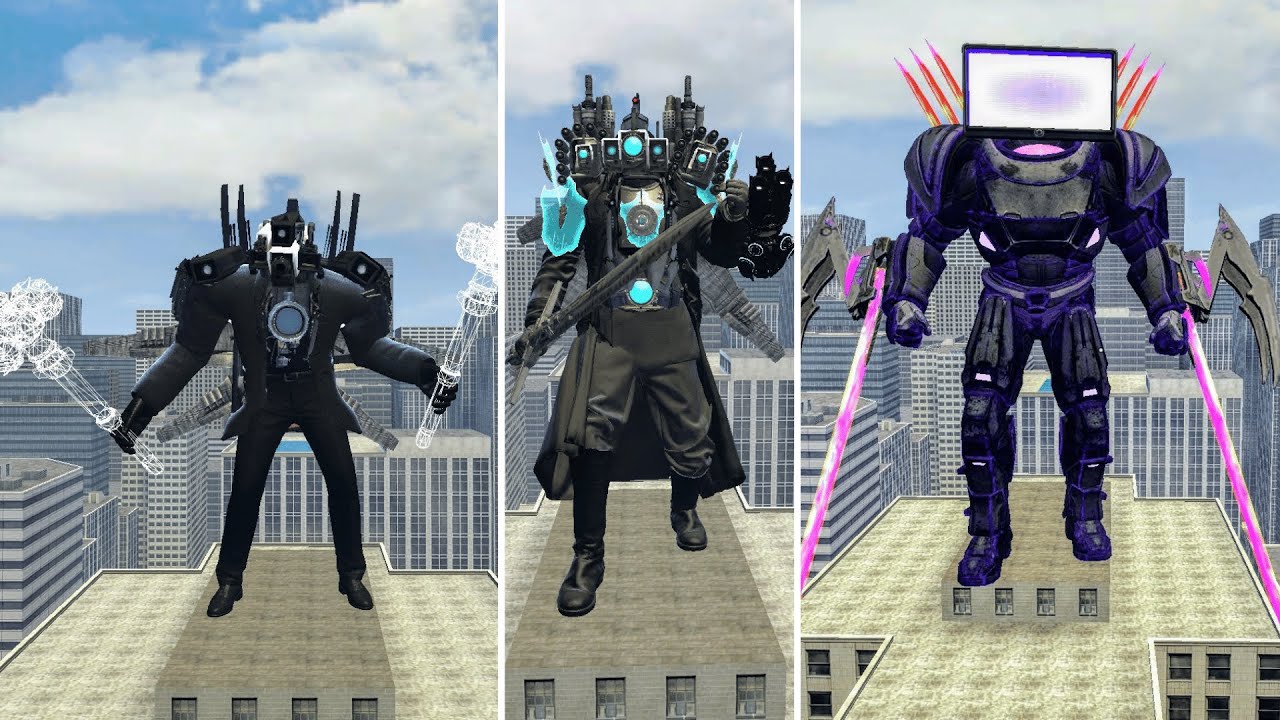 EVOLUTION CAMERAMAN GOD,CAMERAMAN TITAN,FUTURE TVMAN TITAN VS ALL BOSS ...