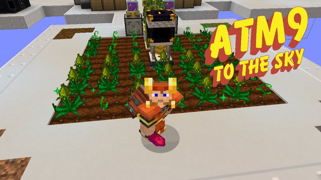 Doing Mystical Agriculture My Way! (ATM9 To The Sky) - YouTube