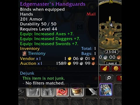 World Of Warcraft Classic Era Sunken Temple 4:31 Run 1500g Edgemaster's ...