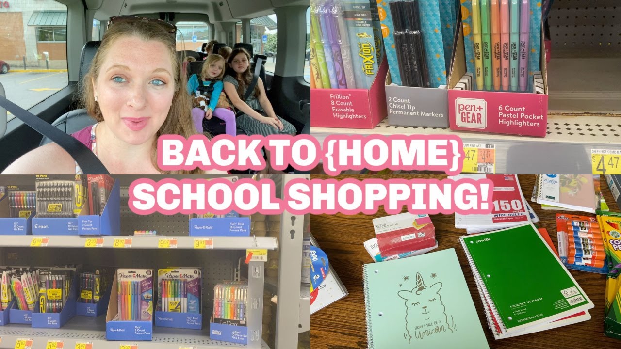 BACK TO SCHOOL SHOPPING AND HAUL 2021 | HOMESCHOOL SUPPLY SHOP WITH ME ...