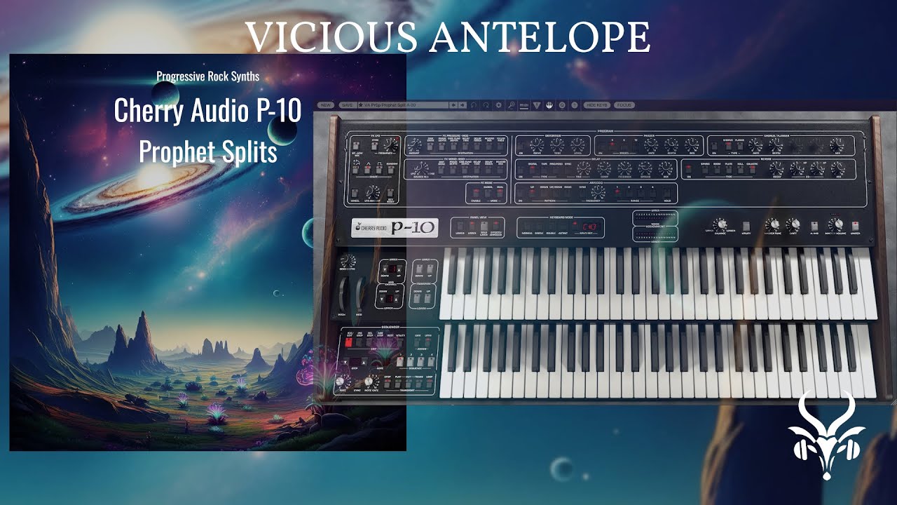 Cherry Audio P-10 Presets | Vicious Antelope - Prophet Splits - YouTube