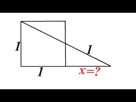 Find the unknown length, I Math Olympiad, China I