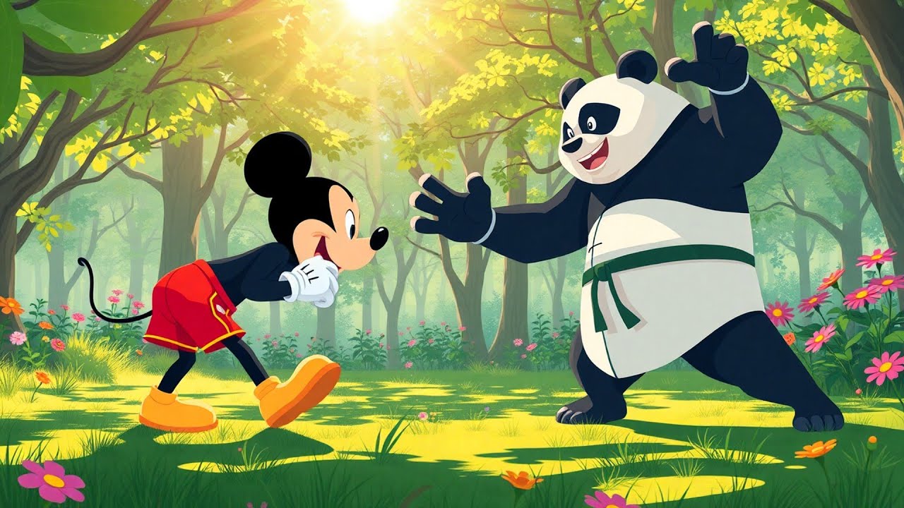 Mickey Mouse and Kung Fu Panda: The Quest for the Golden Dumpling - YouTube