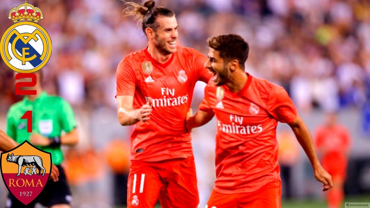 REAL MADRID VS AS ROMA RESUMEN AMISTOSO ICC 8/7/2018 - YouTube