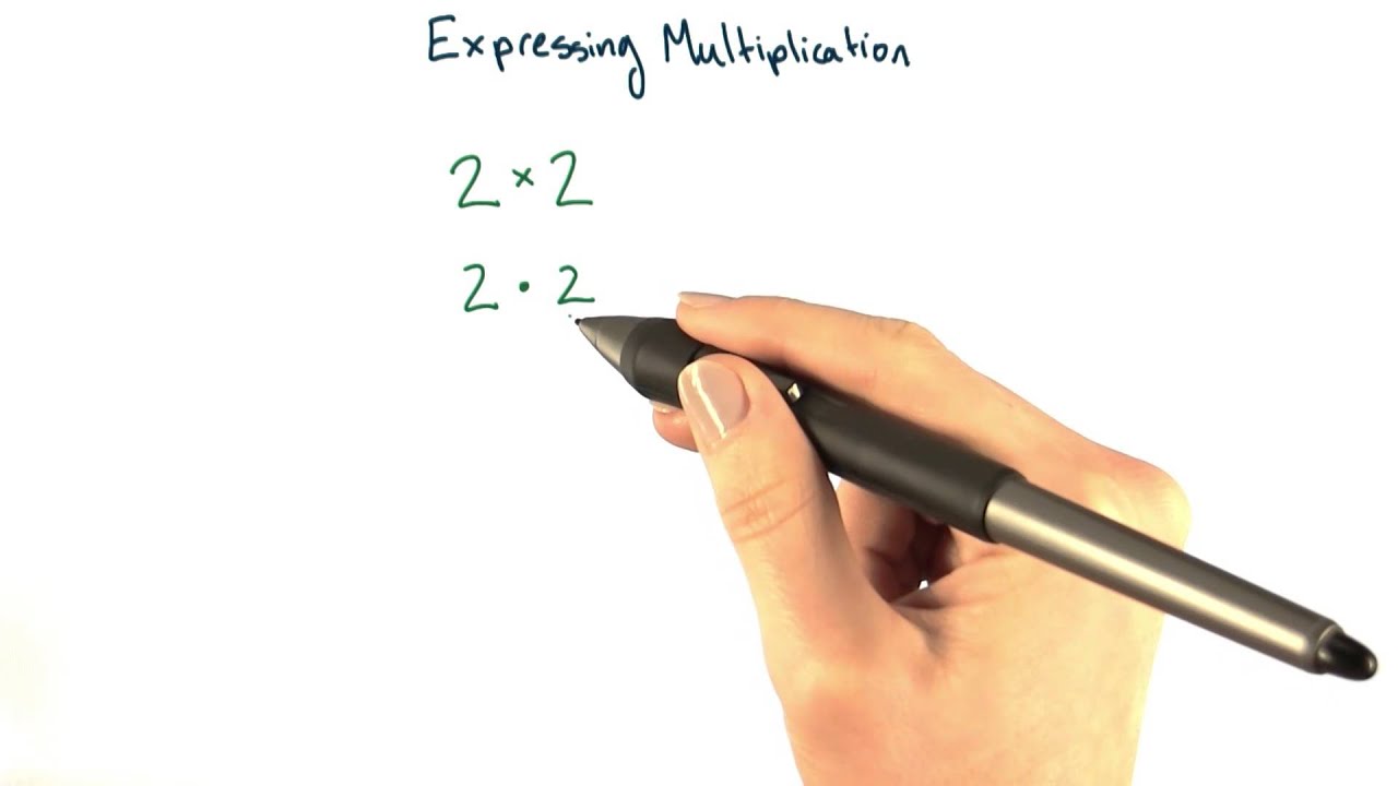 Expressing multiplication - Intro Algebra Review - YouTube
